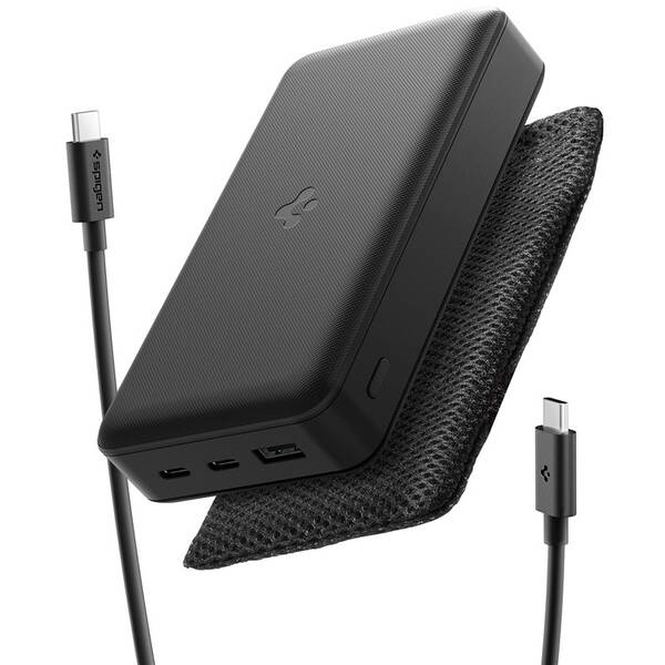 Powerbanka Spigen Essential 30 W, 30000 mAh (ABA09435) černá | DATART