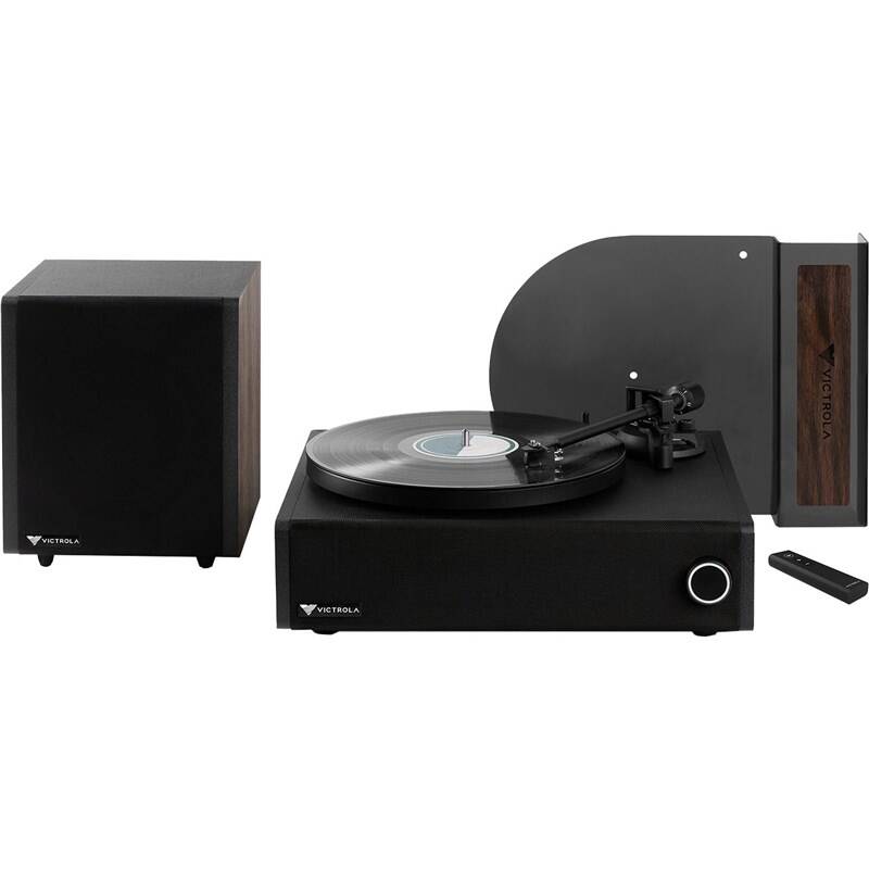 Gramofon Victrola V1+S1 Premiere V1 + subwoofer černý/hnědý | DATART
