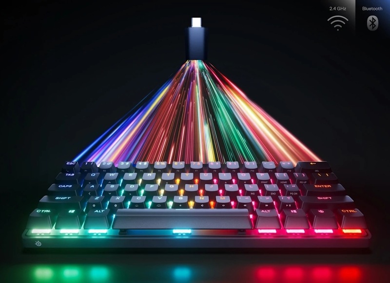 Klávesnice SteelSeries Apex Pro Mini WL US (64842) černá | DATART