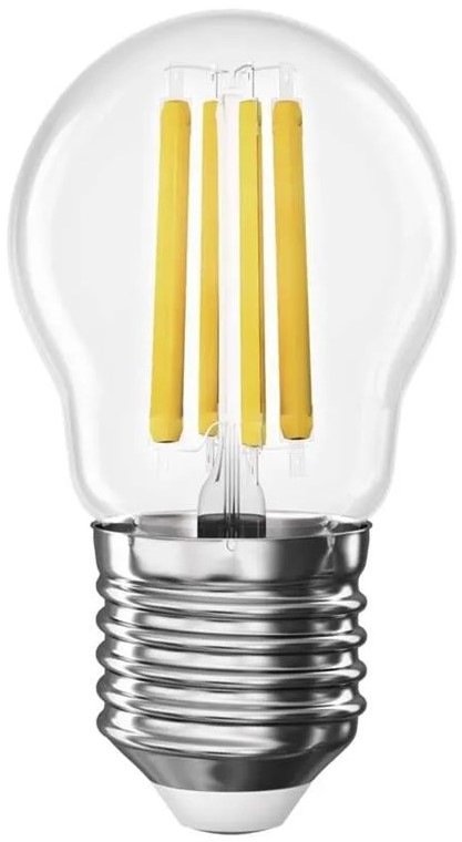 Žárovka LED EMOS Filament mini globe, 5,9W, 806lm, E27, neutrální bílá ...