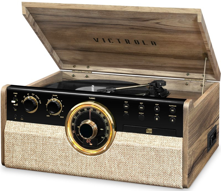 Gramofon Victrola VTA-270B Empire hnědý | DATART