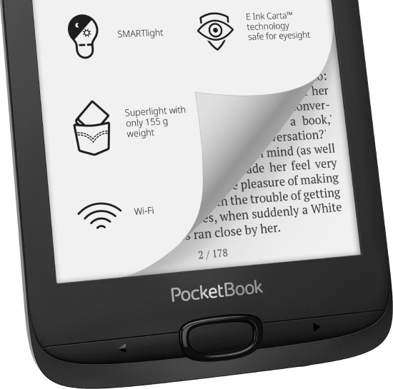 Čtečka e-knih PocketBook 618 Basic Lux 4 (PB618-P-WW) černá | DATART