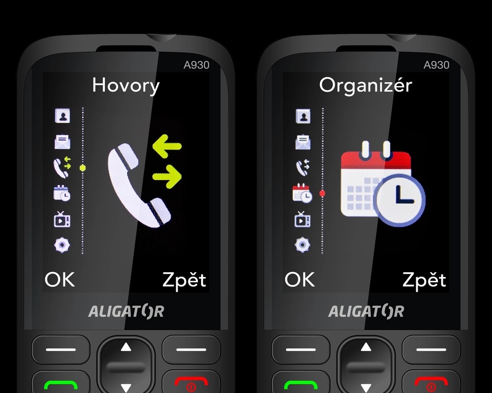 Mobilní telefon Aligator A930 4G (A930R) červený | DATART