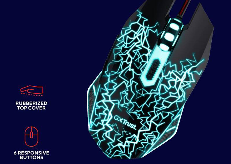 Myš Trust GXT 105X Izza Mouse (24618) černá | DATART