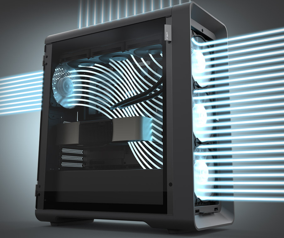 Case FSP CUT593A (POC0000202) černá | DATART