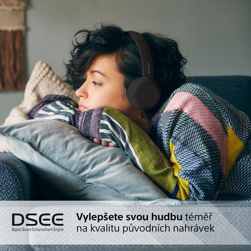 Sluchátka Sony WH-CH520 (WHCH520B.CE7) černá | DATART