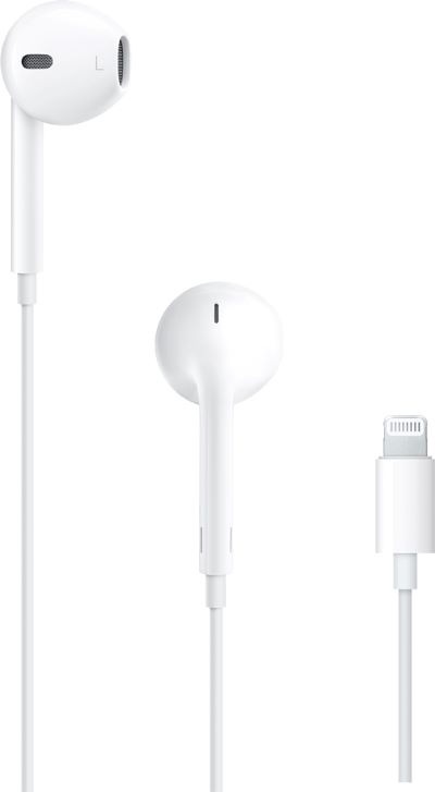 Sluchátka Apple EarPods Lightning (2024) (MWTY3ZM/A) bílá - s ...