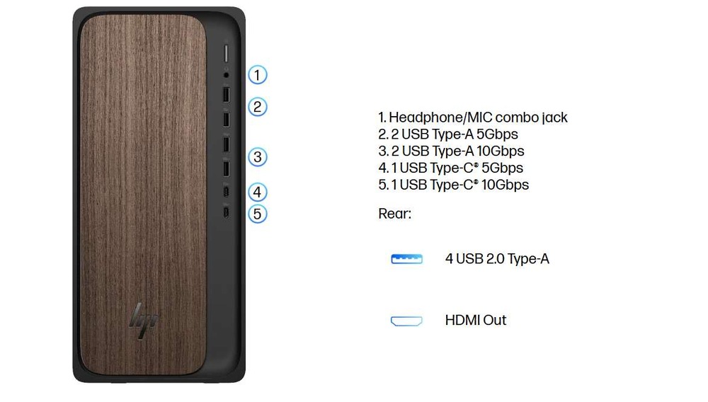 Stolní počítač HP OmniDesk AI PC M03-0007nc + Game Pass předplatné ...