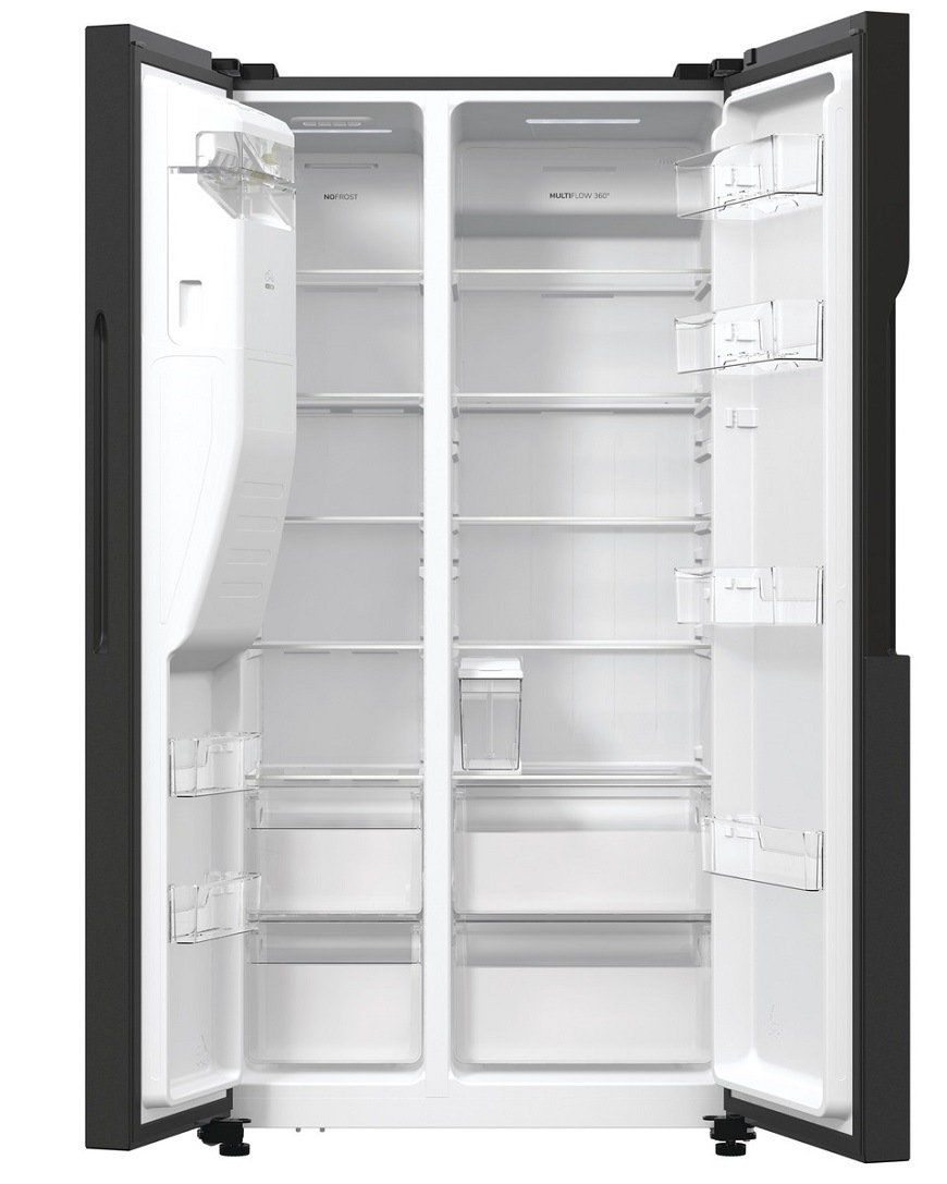 Americká lednice Gorenje Superior NRR9185ESBXL černá | DATART