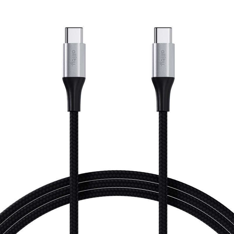 Kabel Allity AUC-01, 100W, USB-C/USB-C, 1m (GSM186391) černý - zánovní ...