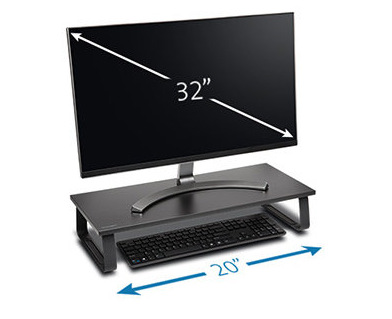 Podstavec pod monitor KENSINGTON Extra široký (K55726EU) černý | DATART