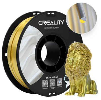 Filament Creality CR-Silk PLA 1kg (3301120012) stříbrný/zlatý | DATART