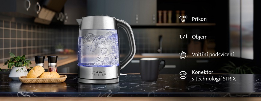Rychlovarná konvice ETA Crysten 4154 90000 sklo | DATART
