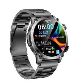 Chytré hodinky ARMODD Silentwatch 7 Pro GPS s kovovým řemínkem ...