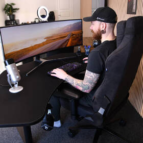 Herní stůl Arozzi Arena Angelo (ARENA-ANGELO-PBK) černý | DATART